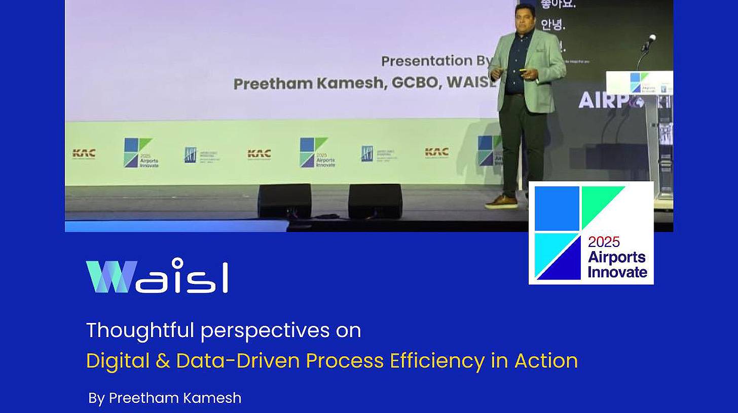 Presentation by our GCBO at Airports Innovate 2025 - WAISL